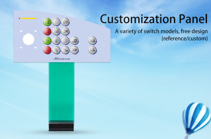 Gilbarco Tactile Membrane Switch Panel Membrane Keyboard Keypad With LED